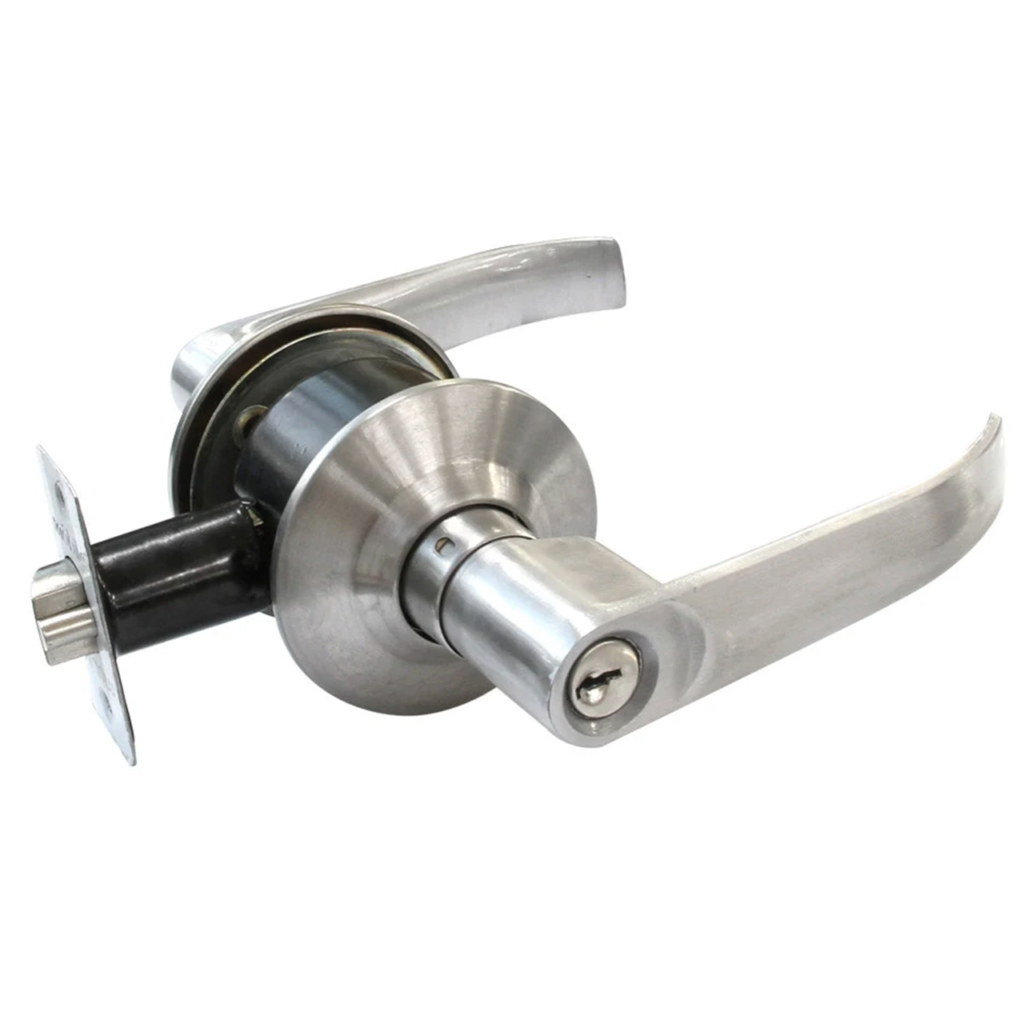 Cerradura Manija Recta Alcoba Eco Satin Hcp700-01 - Metales y Maderas
